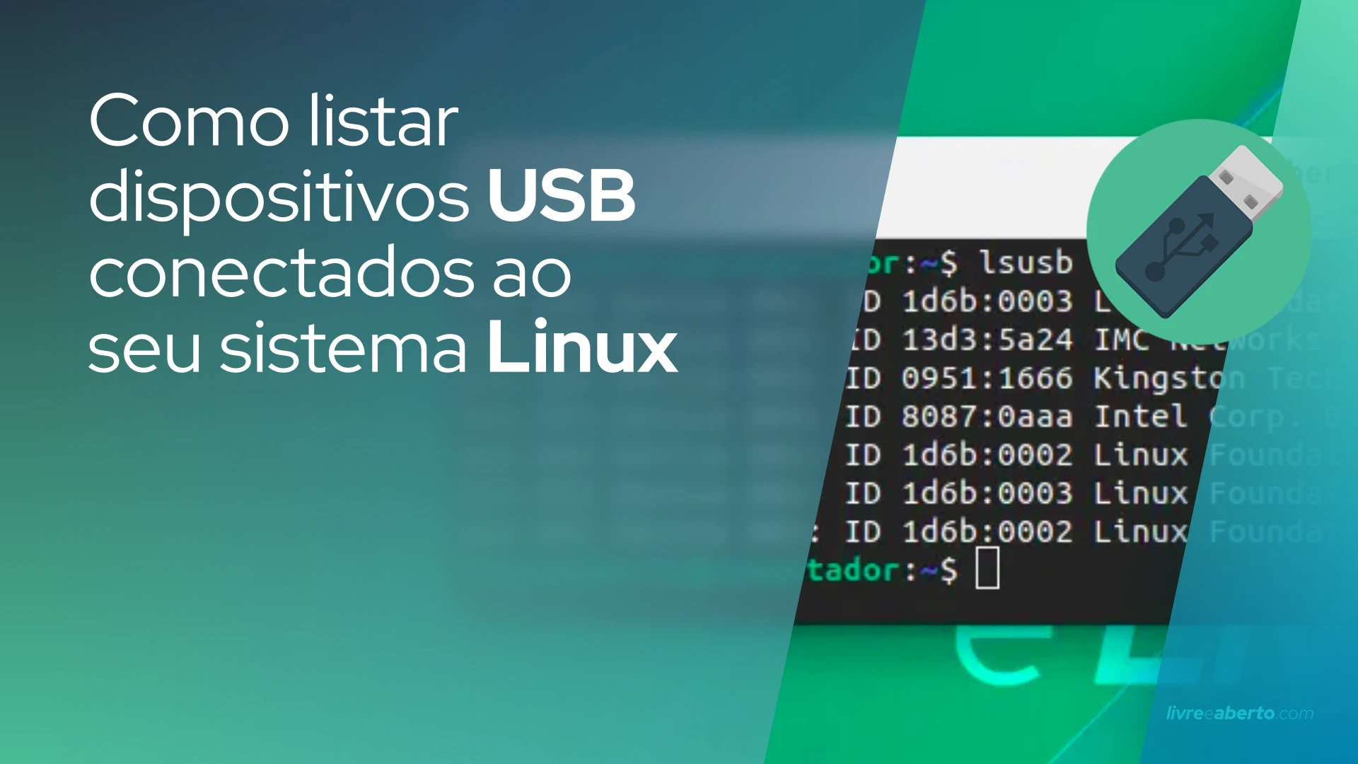 Como Listar Dispositivos USB Conectados Ao Seu Sistema Linux