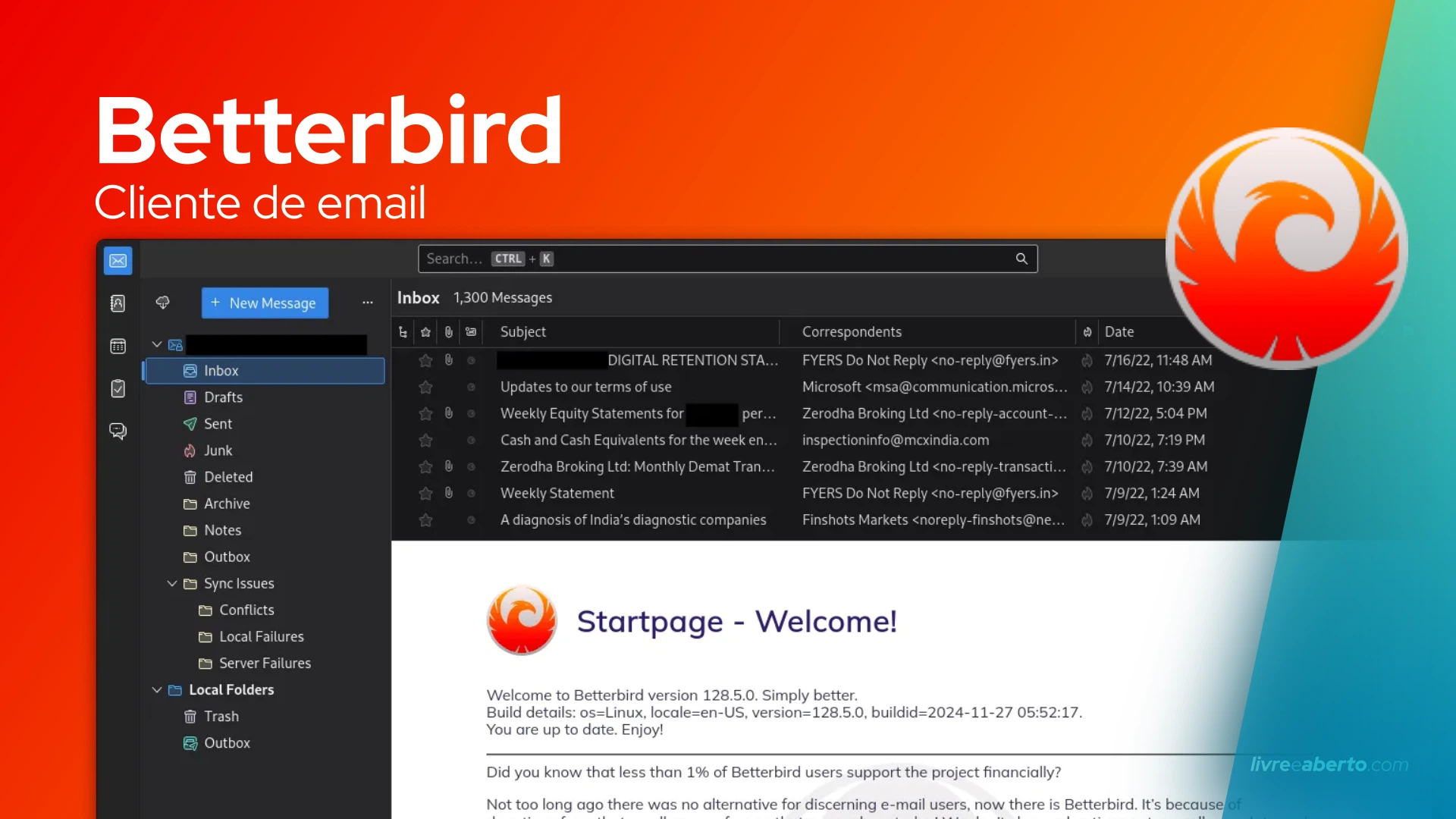 Betterbird: um fork do Thunderbird que promete melhores recursos