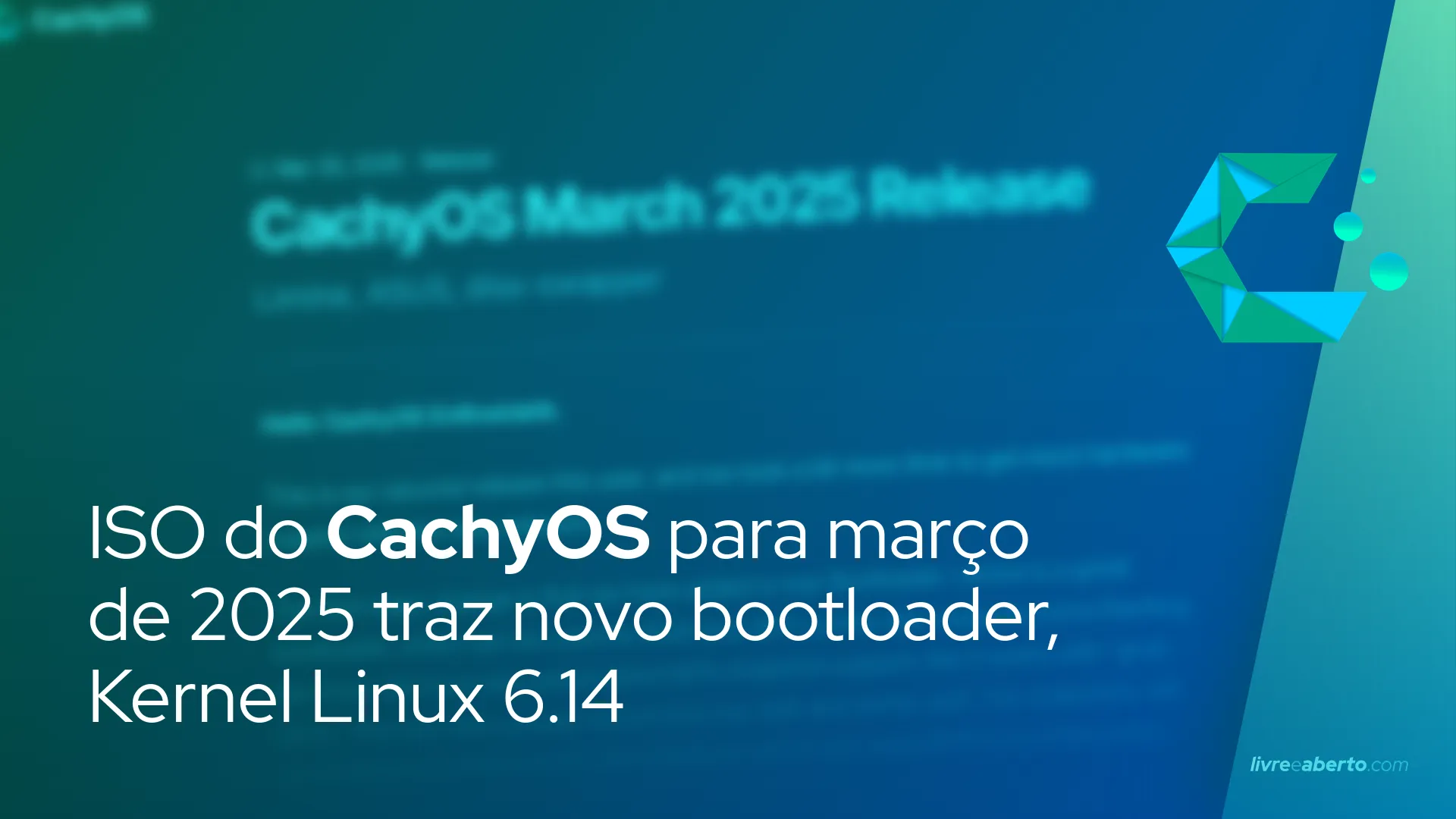 ISO do CachyOS para março de 2025 traz novo bootloader, Kernel Linux 6.14