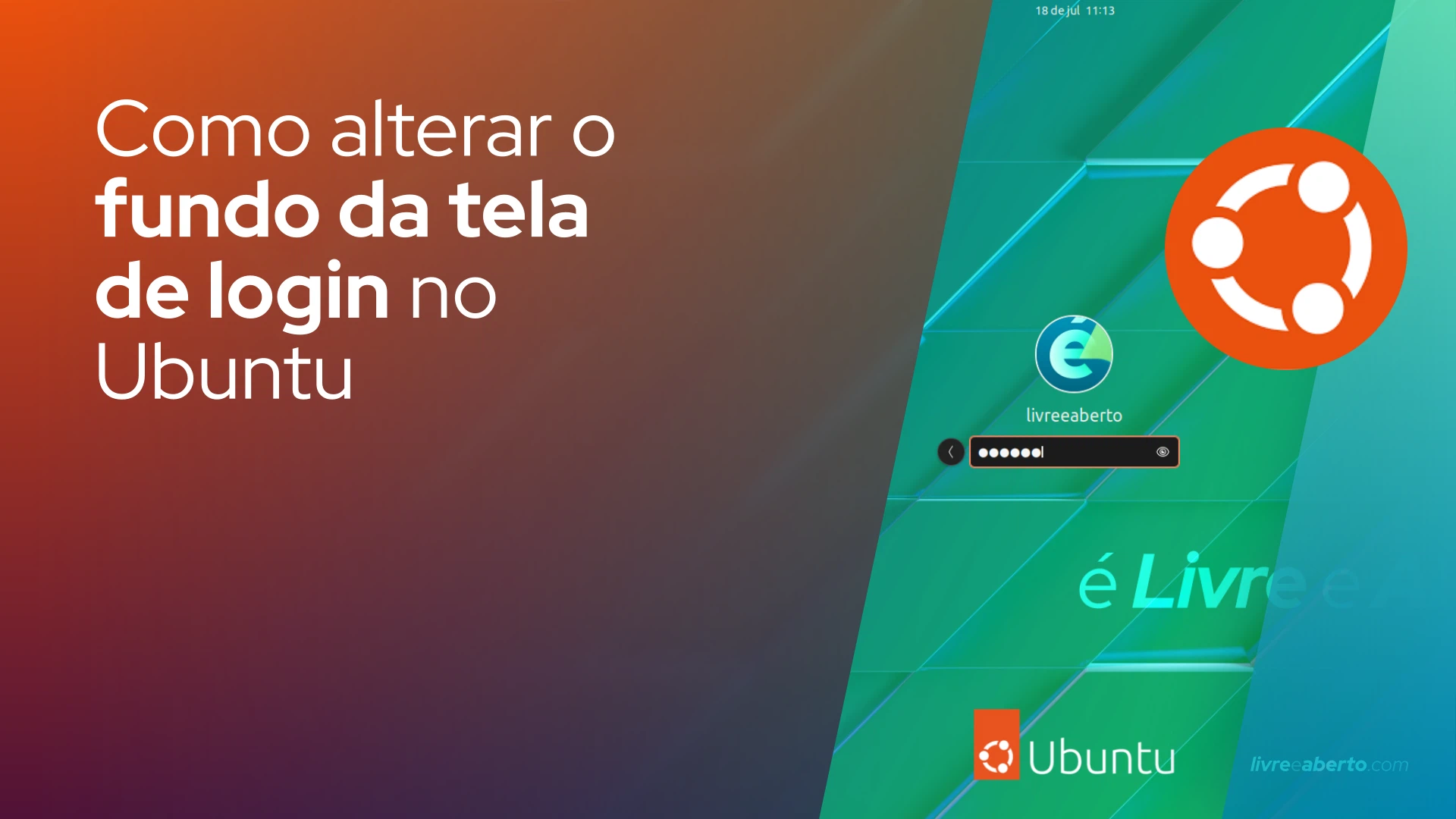 Como alterar o fundo da tela de login no Ubuntu