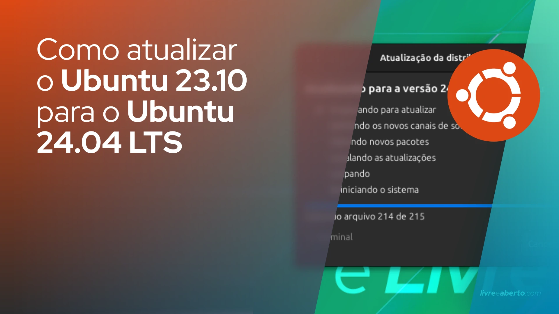 Como atualizar o Ubuntu 23.10 para o Ubuntu 24.04 LTS