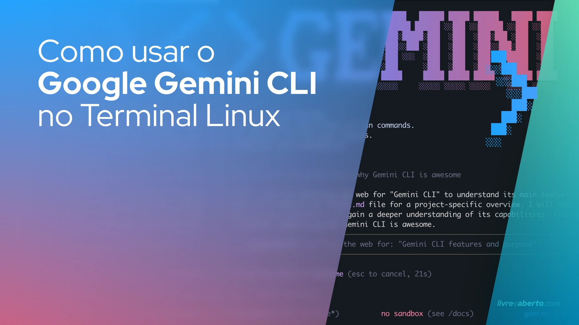 Como usar o Google Gemini CLI no Terminal Linux