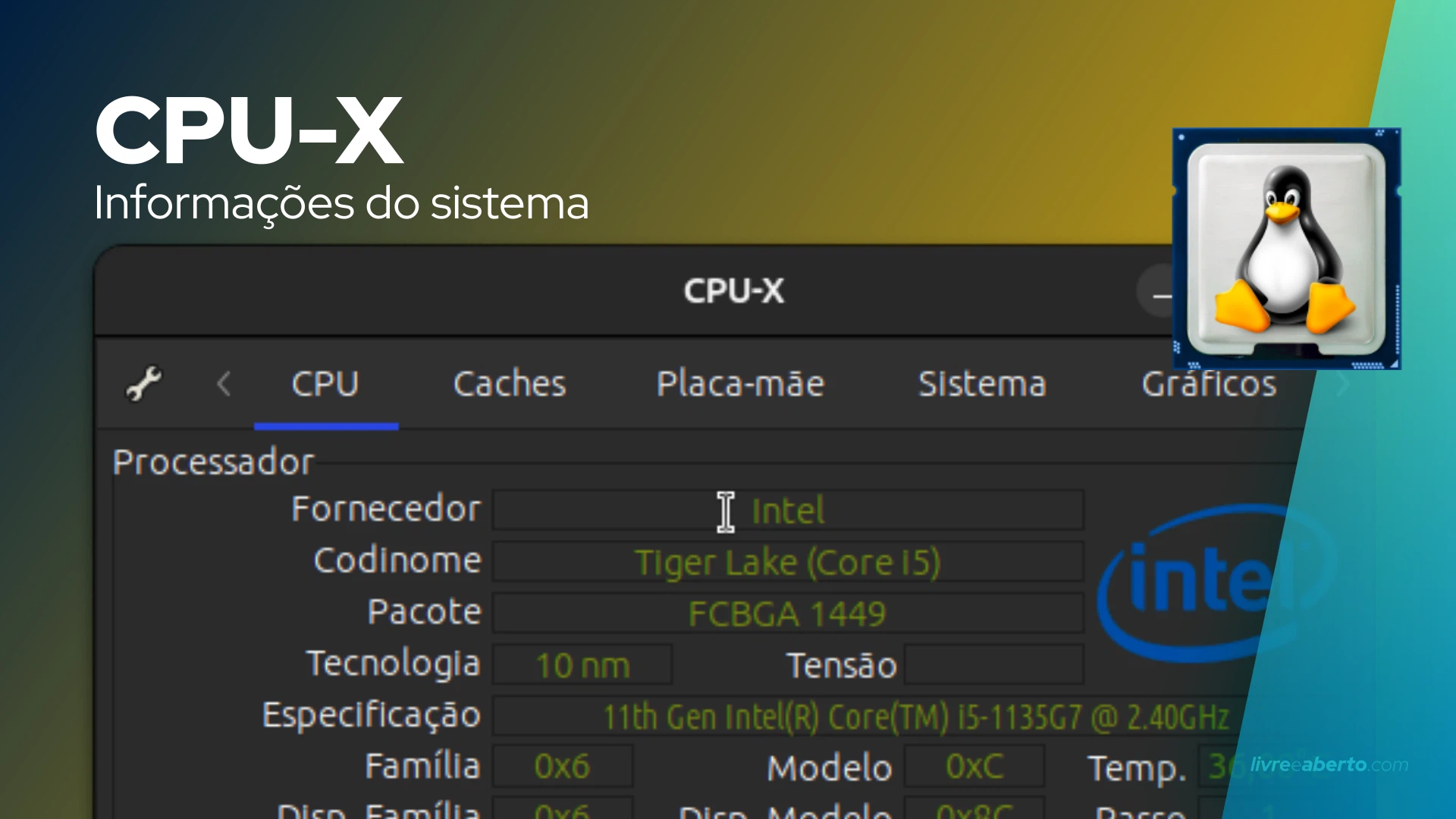 CPU-X: Uma alternativa Linux ao CPU-Z para detalhes de hardware