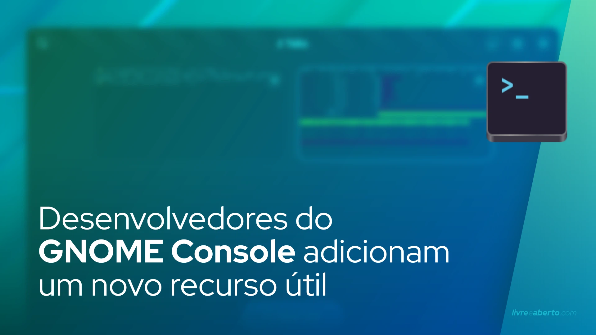 Desenvolvedores do GNOME Console adicionam um novo recurso útil