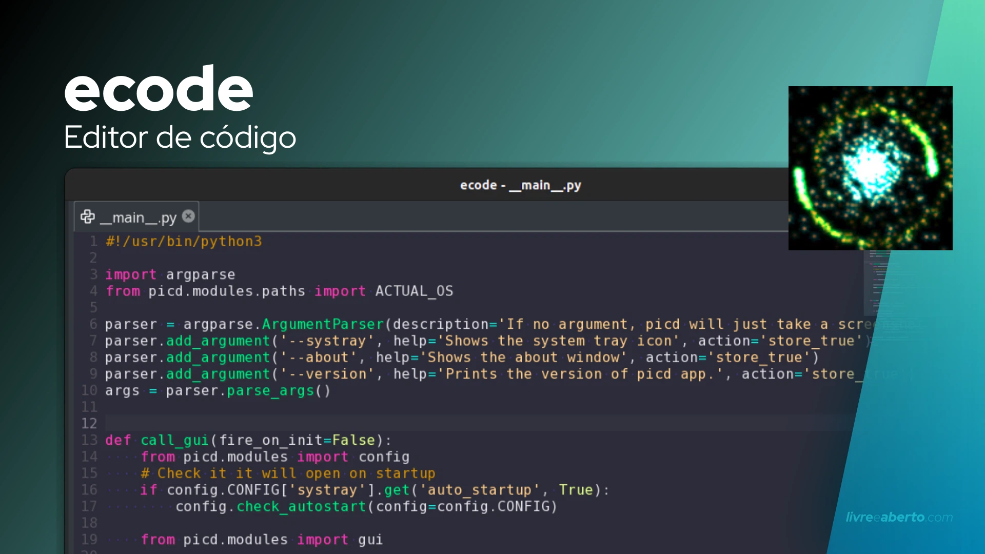 Conheça o ecode: um editor de código moderno e leve