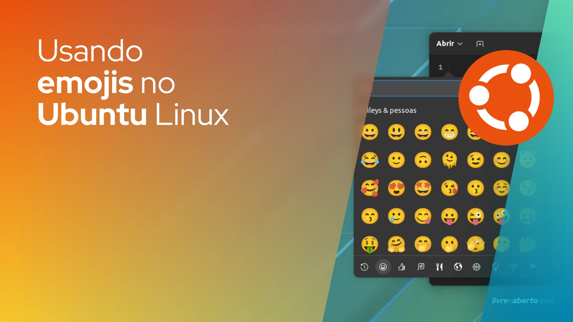 Usando emojis no Ubuntu Linux