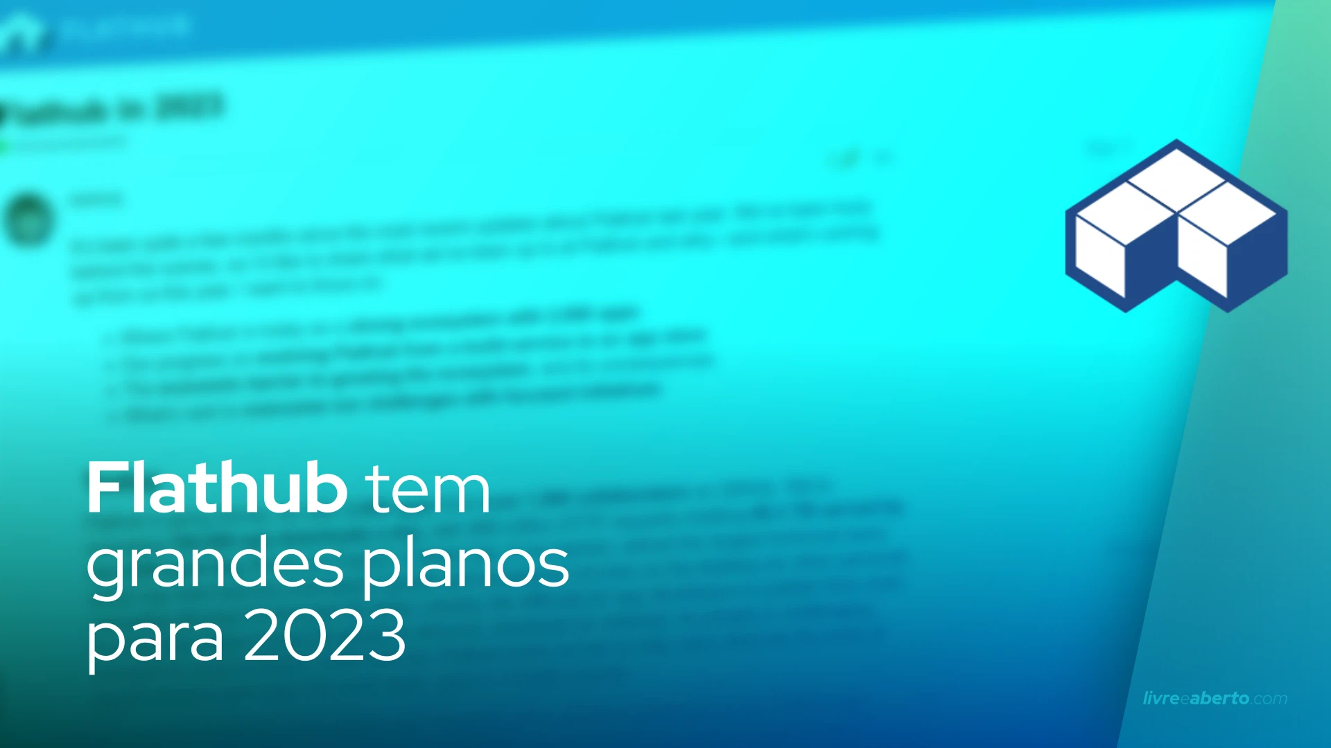 Flathub Tem Grandes Planos Para 2023