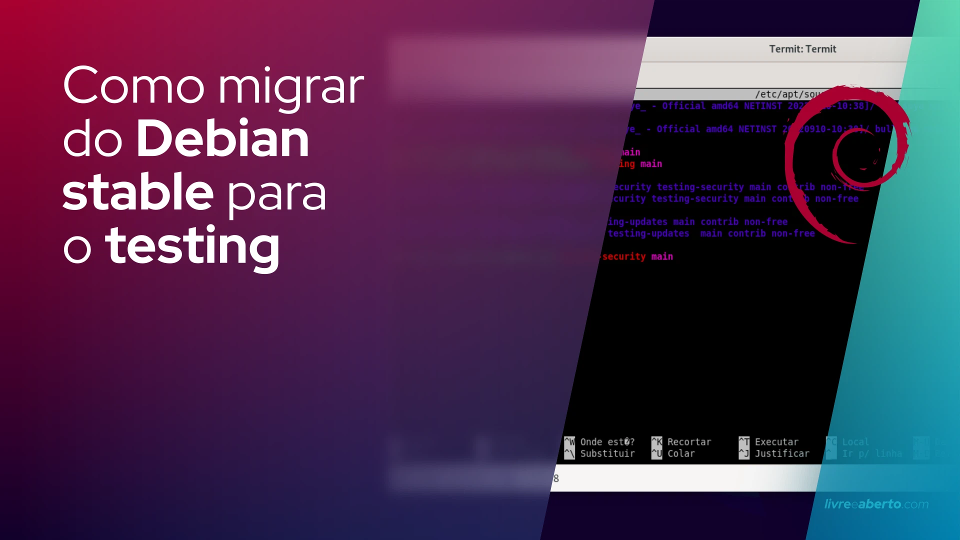 Como migrar do Debian stable para o testing Como migrar do Debian stable para o testing