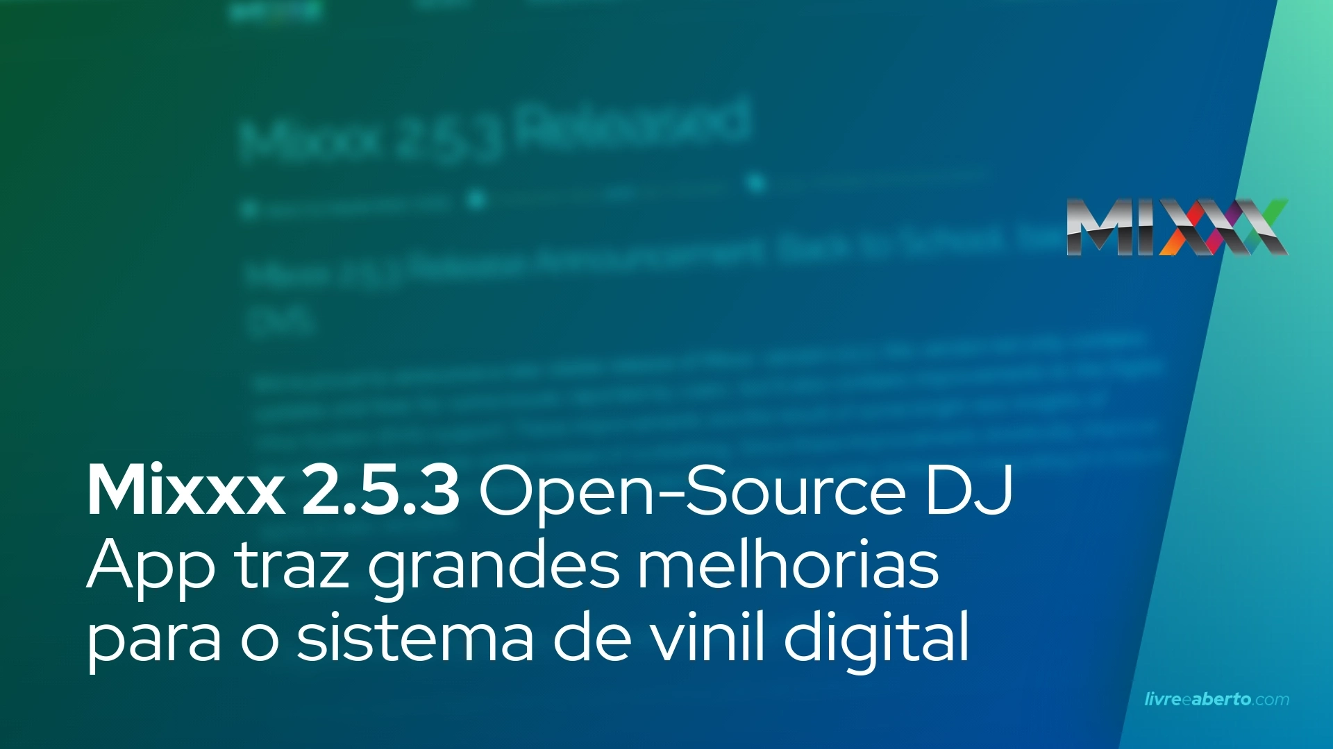 Mixxx 2.5.6 lançado com novos recursos e correções de desempenho