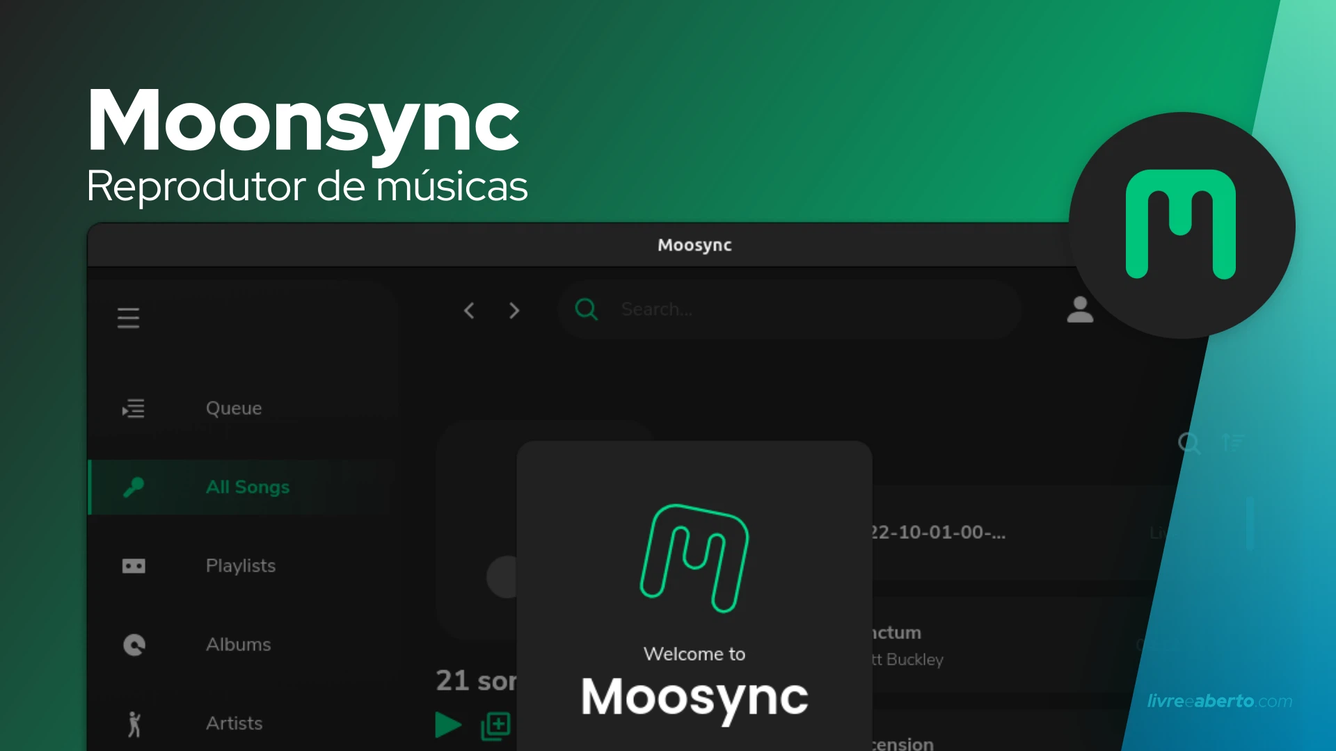 Moosync: Um reprodutor de música de código aberto rico em recursos