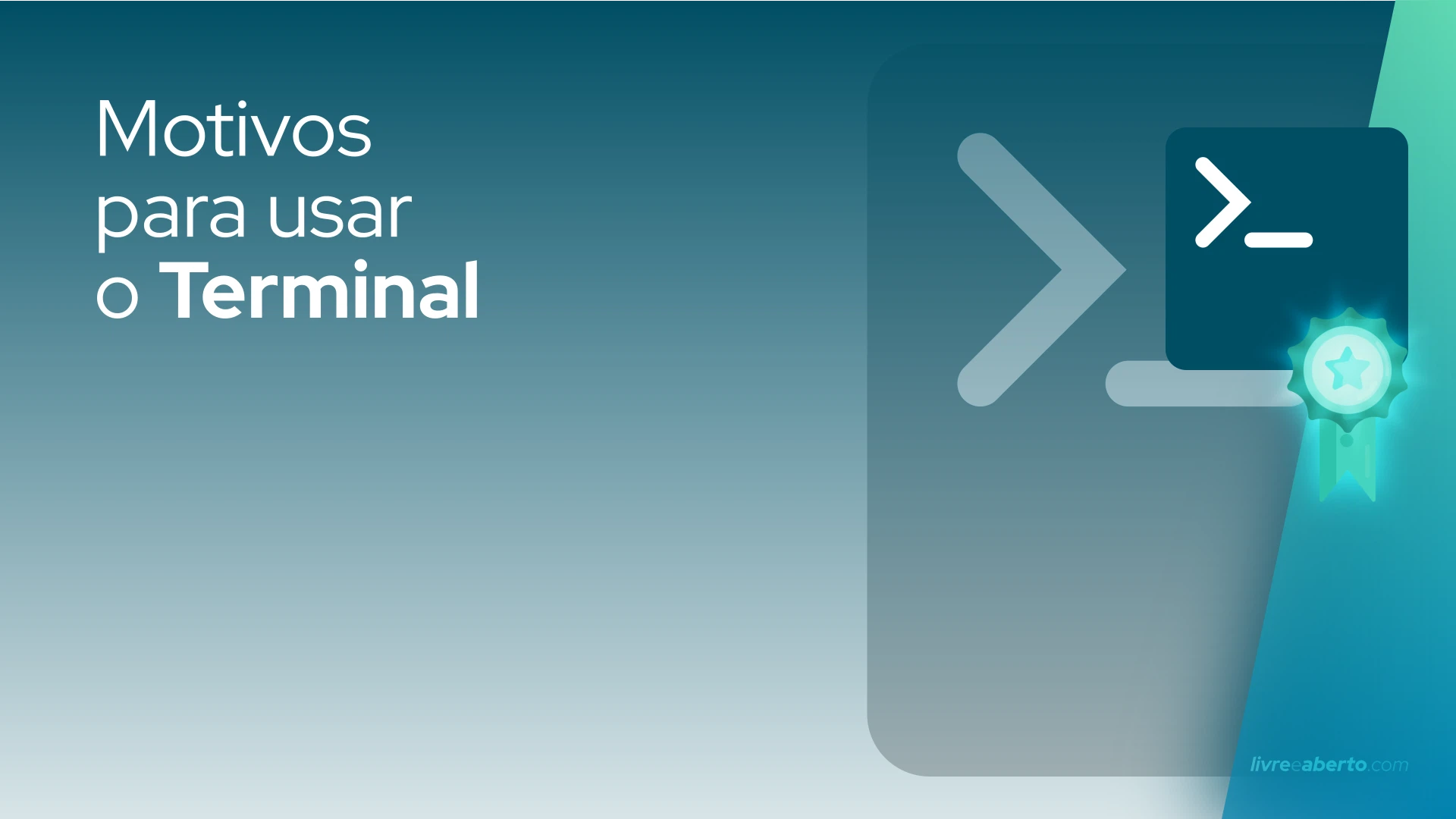 Motivos para usar o Terminal