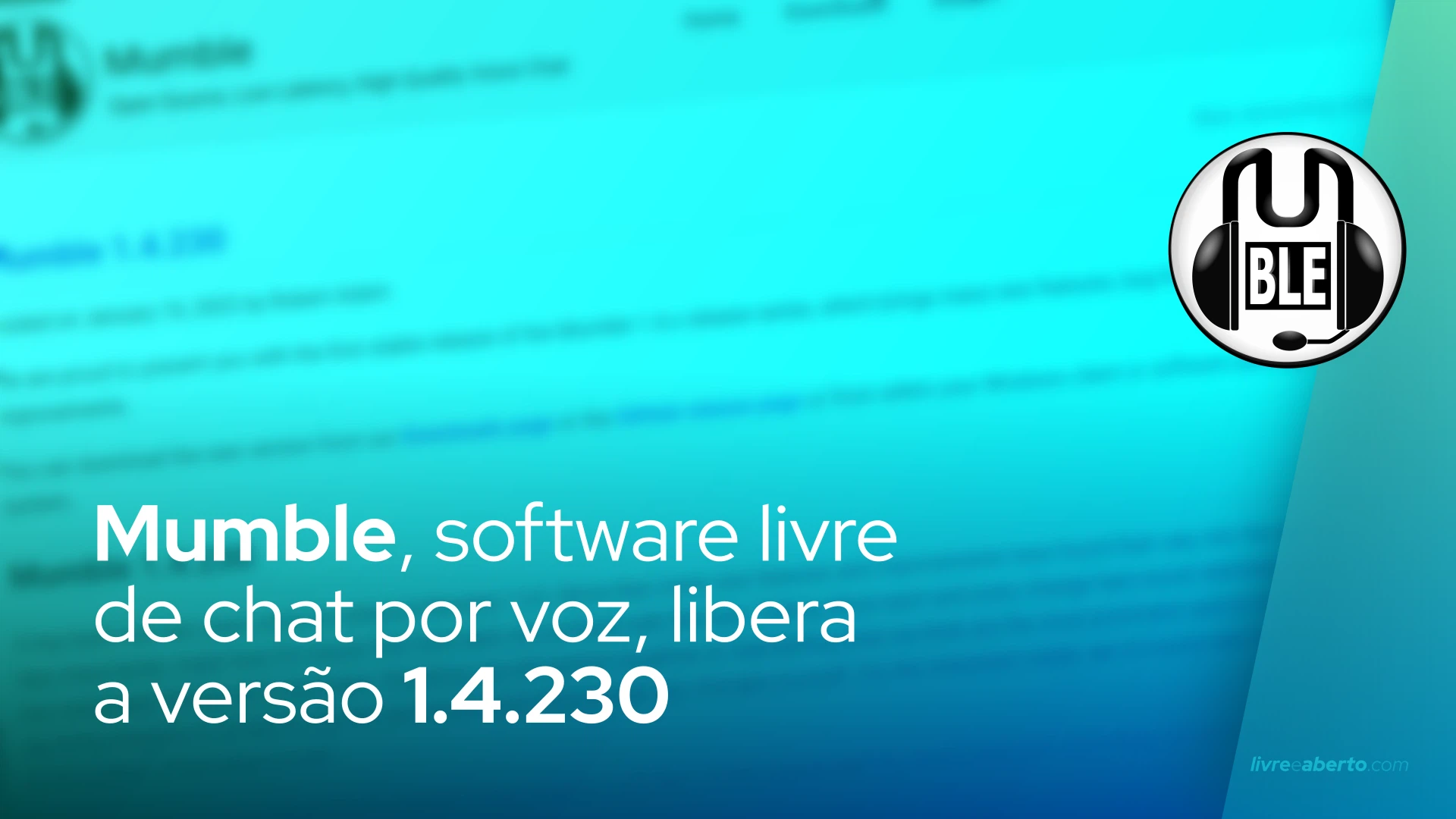 Mumble, software livre de chat por voz, libera a versão 1.4.230