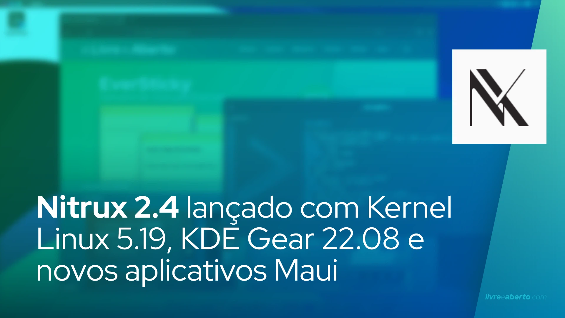 Nitrux 2.4 lançado com Kernel Linux 5.19, KDE Gear 22.08 e novos ...