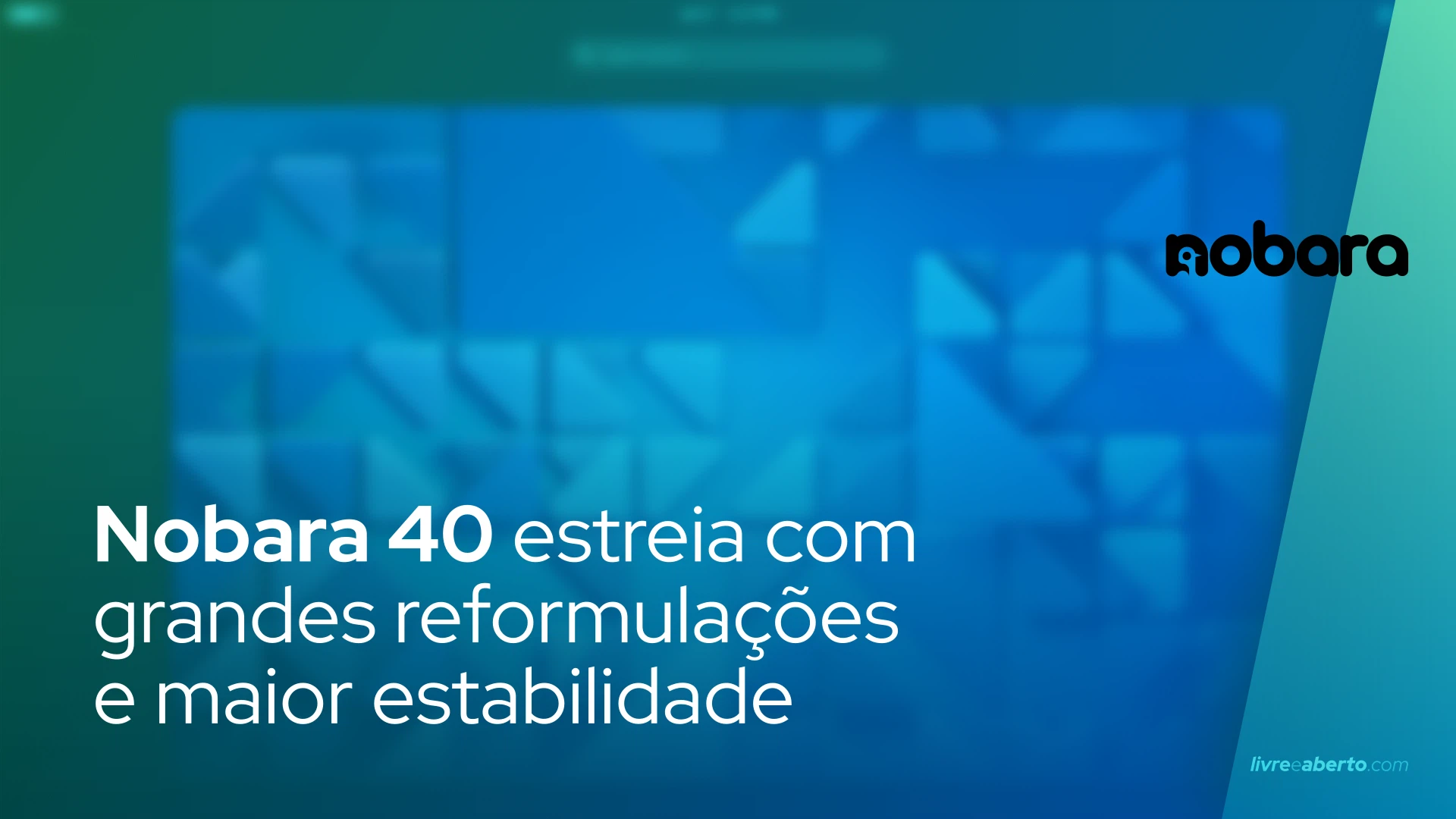 Nobara 40 estreia com grandes reformulações e maior estabilidade