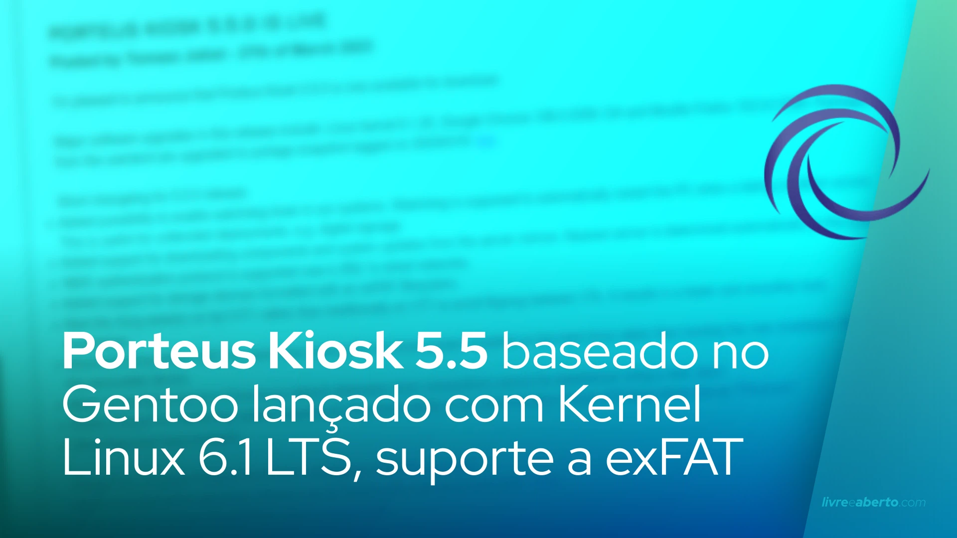 Porteus Kiosk 5.5 baseado no Gentoo lançado com Kernel Linux 6.1 LTS ...