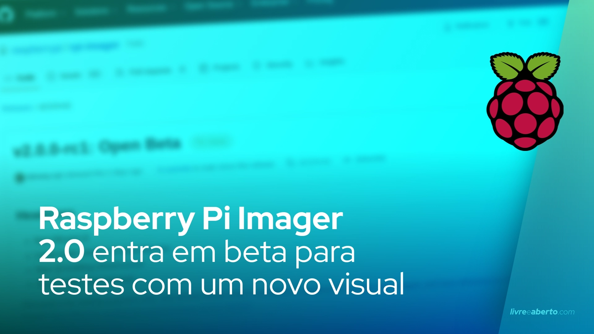 Raspberry Pi Imager 2.0 entra em testes com um novo visual