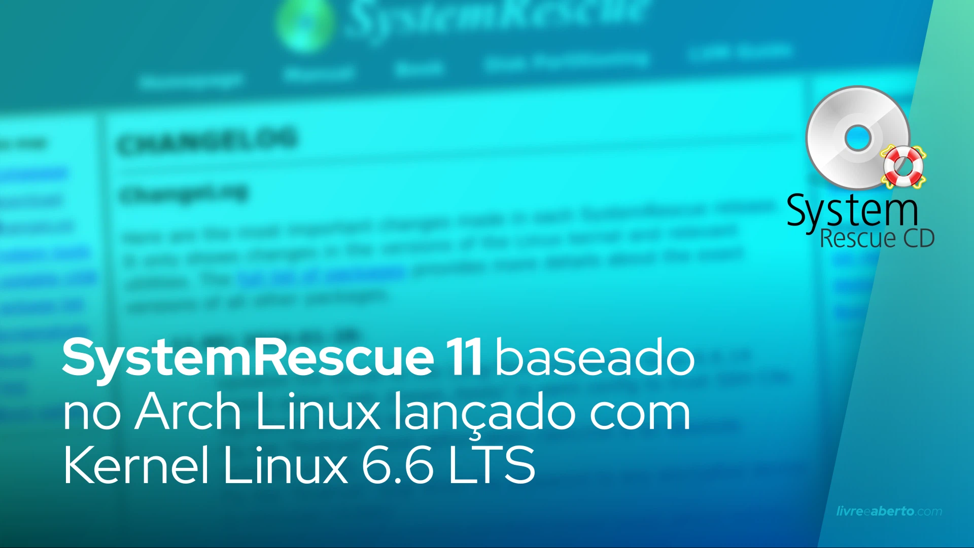 Artigos sobre SystemRescue • é Livre e Aberto! • é Livre e Aberto!
