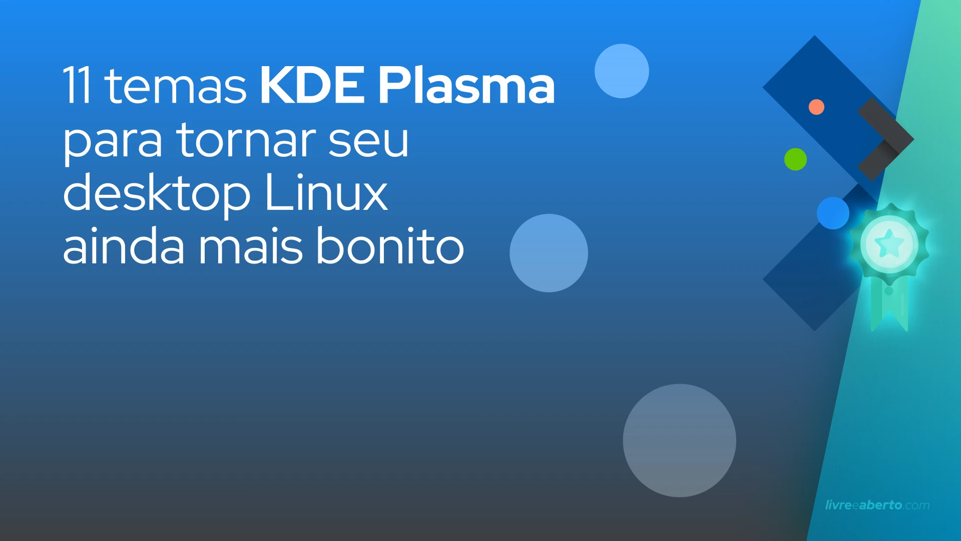 11 temas KDE Plasma para tornar seu desktop Linux ainda mais bonito