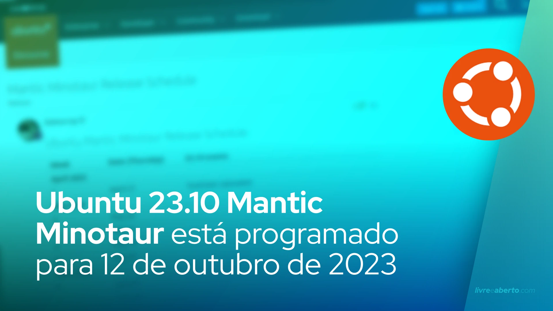 Ubuntu 23.10 Mantic Minotaur está programado para lançamento em 12 de ...