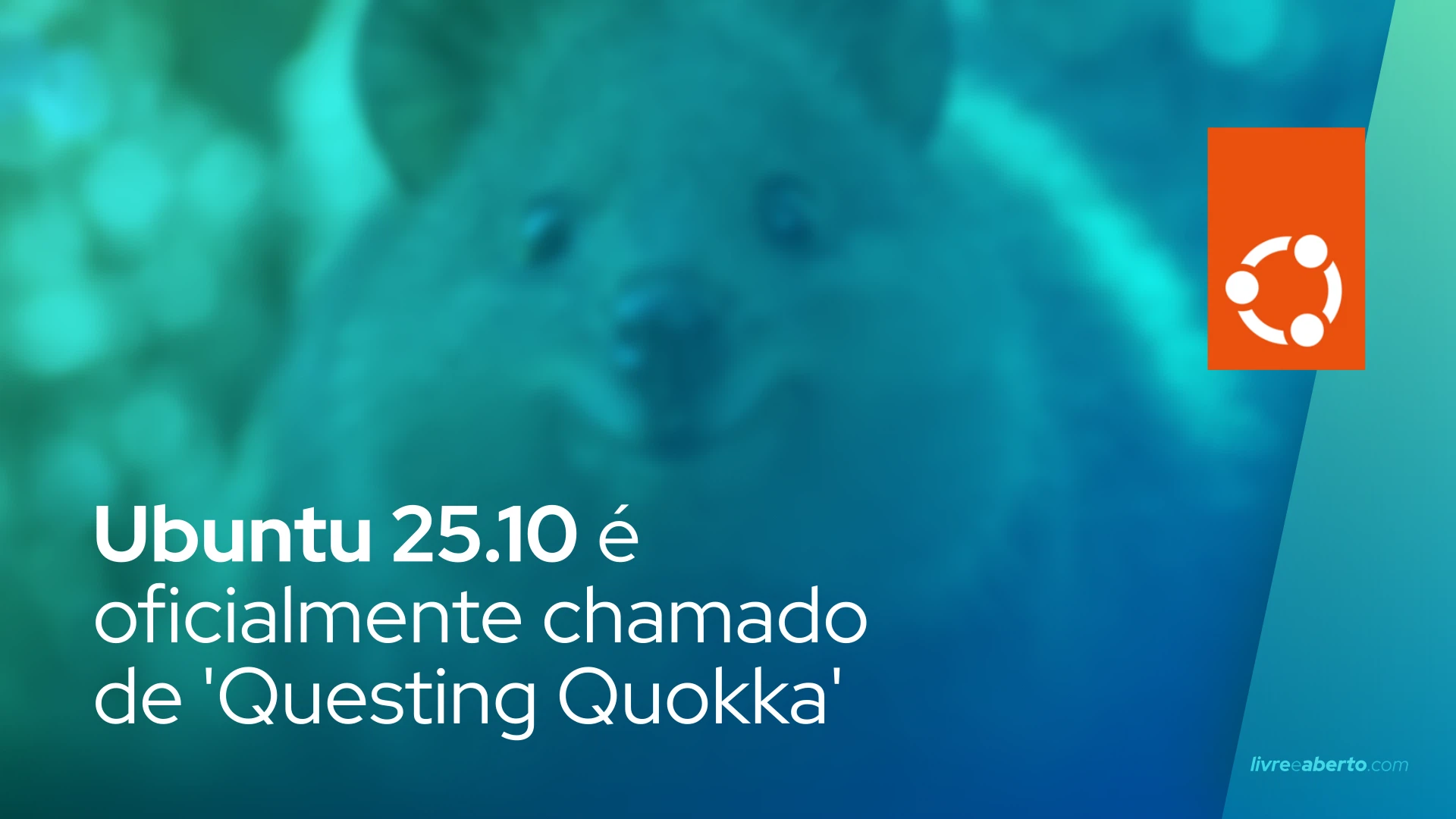 Ubuntu 25.10 é oficialmente chamado de 'Questing Quokka'