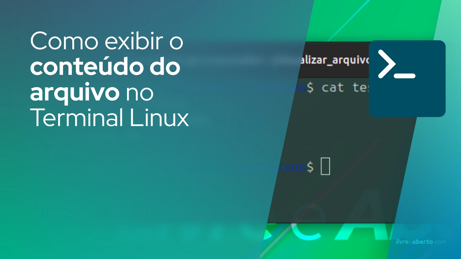 Como exibir o conteúdo do arquivo no Terminal Linux